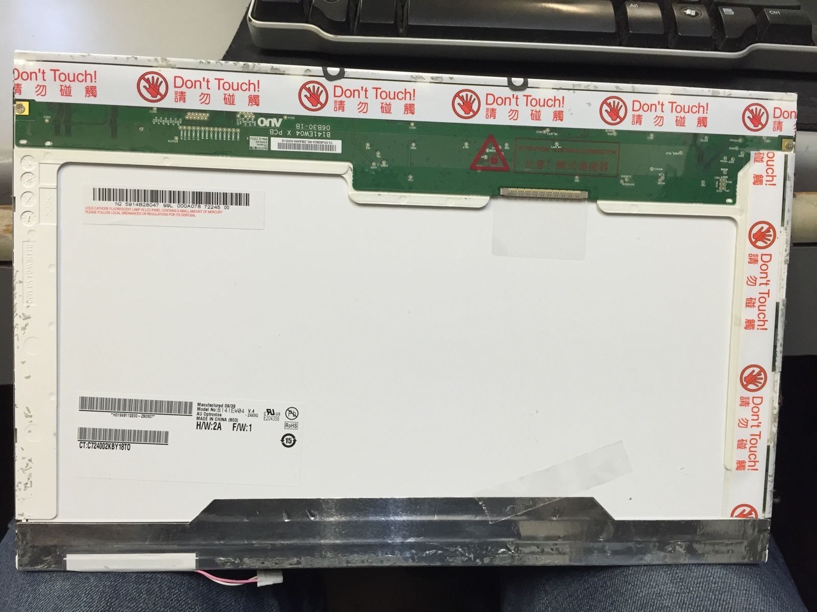 scheda prodotto - SCHERMI NOTEBOOK B141EW04 V4